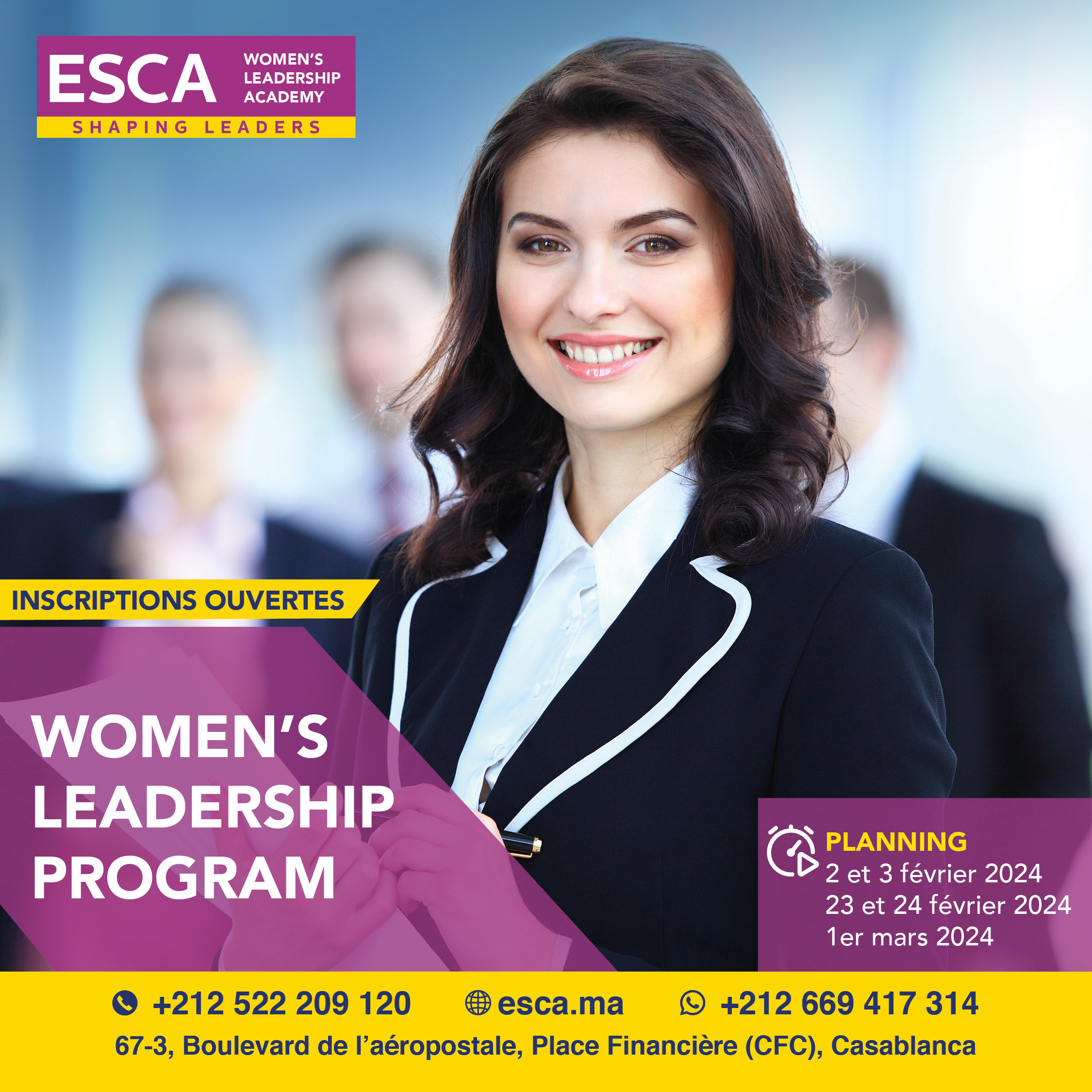 ESCA Ecole de Management | Women's Leadership Program